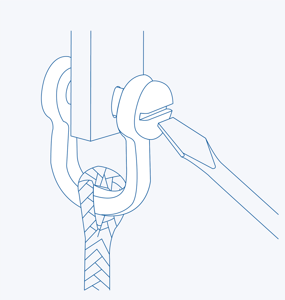 S361RF Light D-shackle (flat screw pin) - 304 – Kinzi.Thailand