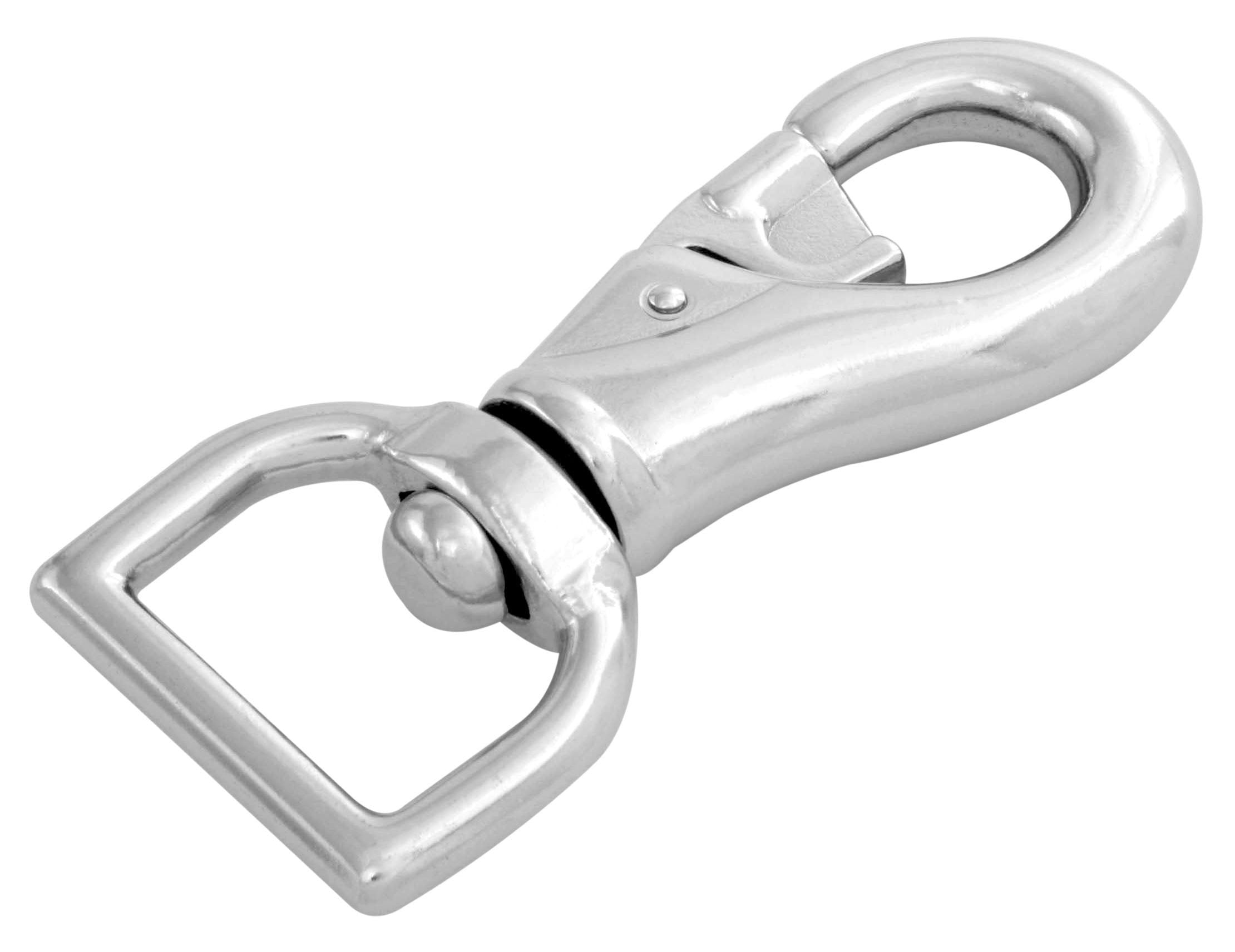 S3143, S334 Bull Snaps (rectangular swivel end) - 316